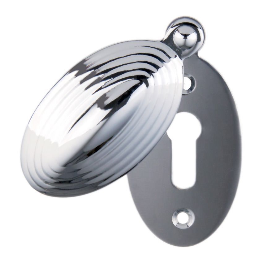 Simply Door Handles, Stepped Oval Shaped Covered Escutcheon - DK6CP