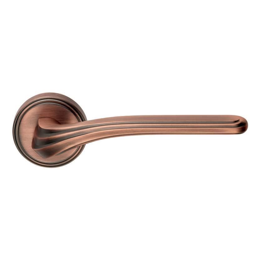 Simply Door Handles, LEXI LEVER ON ROUND ROSE- CEB080AC