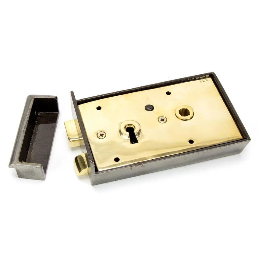 Small Left Hand Rim Lock - 83583 at Simply Door Handles, 83583