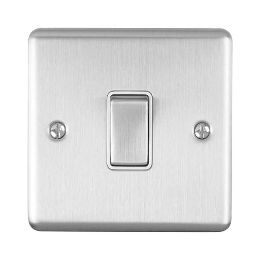 Simply Door Handles, 1 Gang 10Amp Intermediate Switch In Satin ...