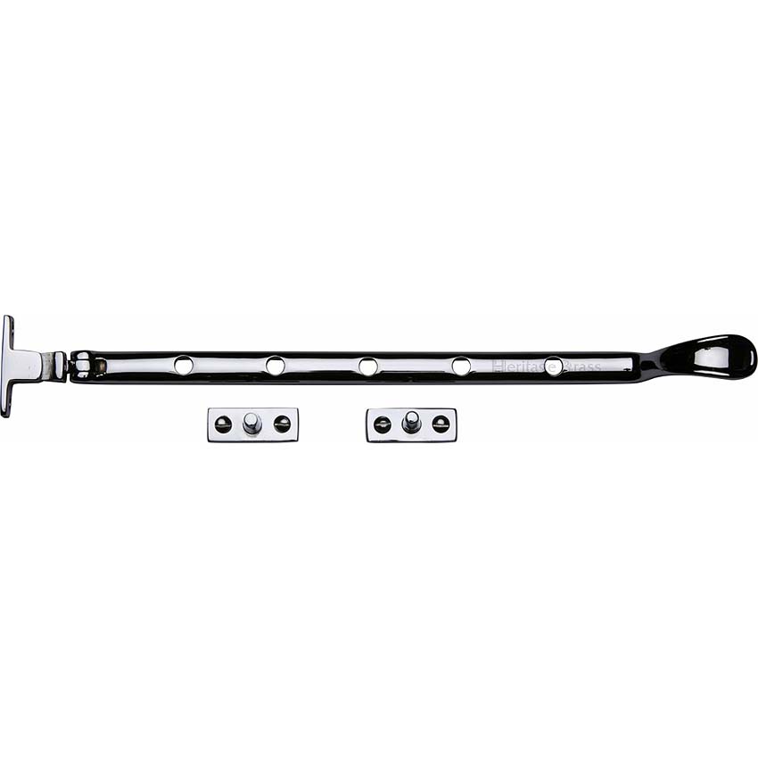 Heritage Brass Spoon Pattern Casement Window Stay In Polished Chrome ...